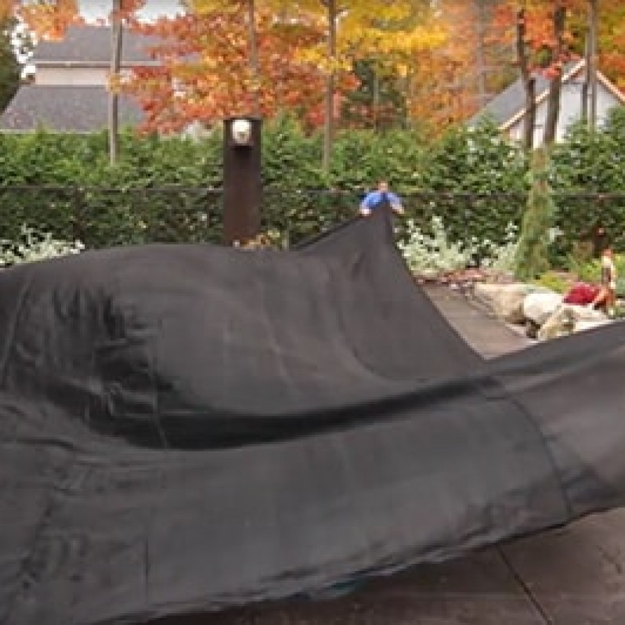 Mesh winter cover - 20' x 28' Mesh winter cover | Club Piscine Super ...