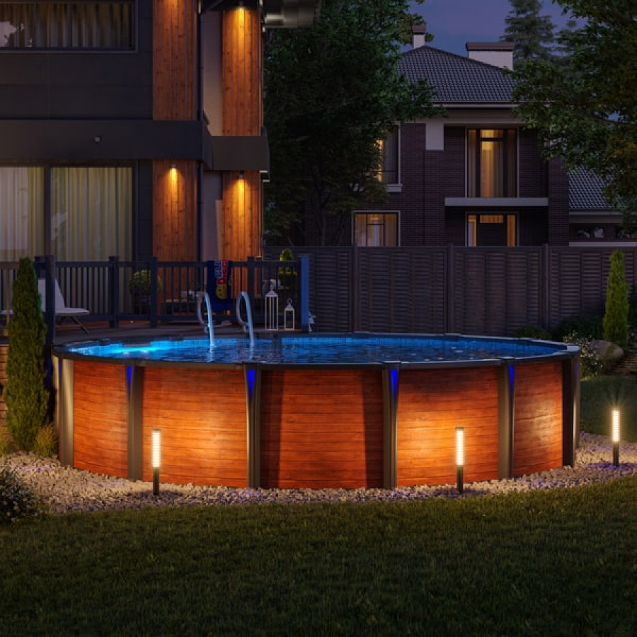 Redwood above ground pool - 18' | Club Piscine Super Fitness