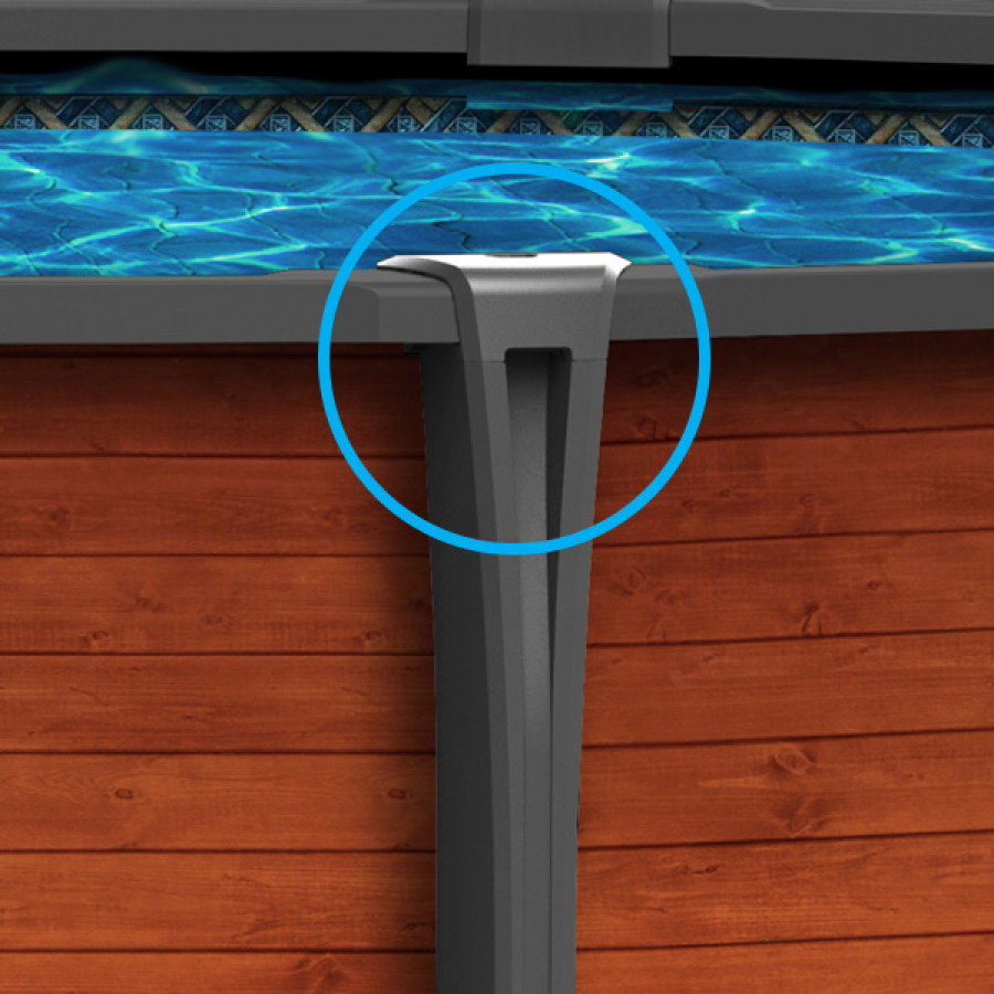 Redwood above ground pool - 27' | Club Piscine Super Fitness