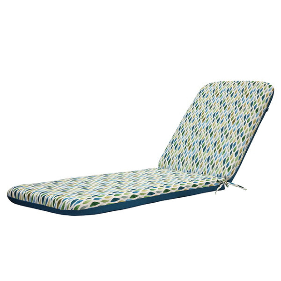 Coussins de chaise longue - Laguna - Géo aquarelle - Aqua | Club ...