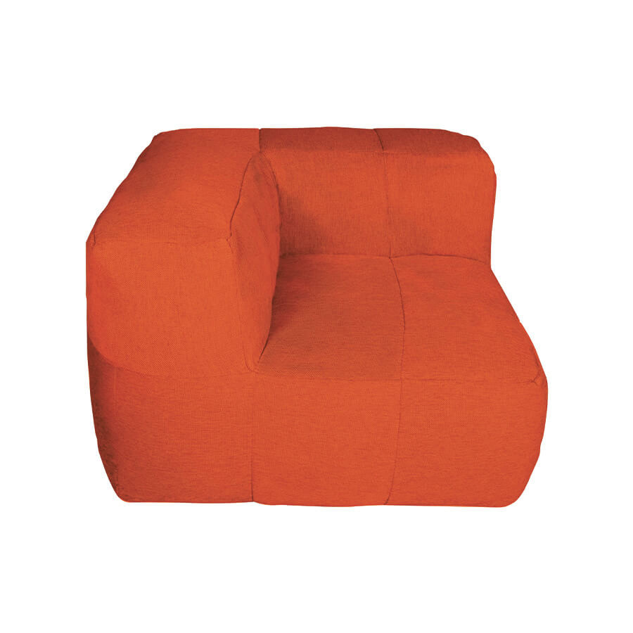 Sofa en coin Modish Copa - Orange | Club Piscine Super Fitness
