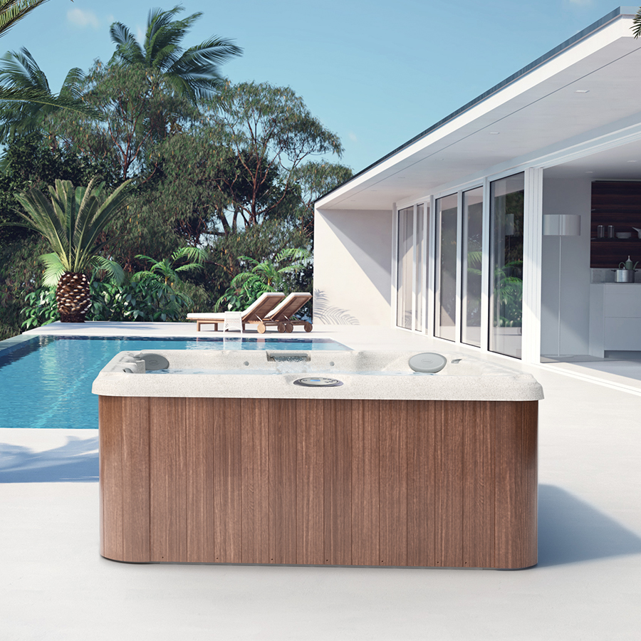 Spa Jacuzzi® J-235™ - Platinum - Roasted Chestnut | Club Piscine Super ...