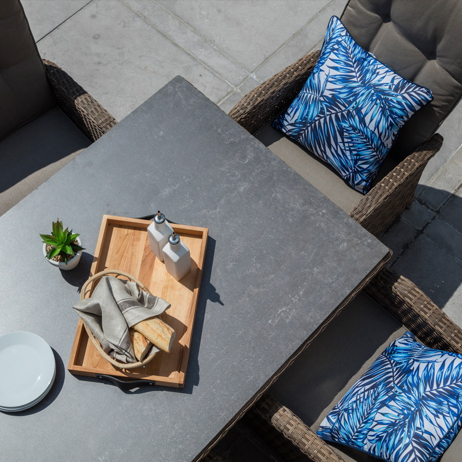 Marquis dining set 6 chairs with 39" x 78" table | Club Piscine Super ...