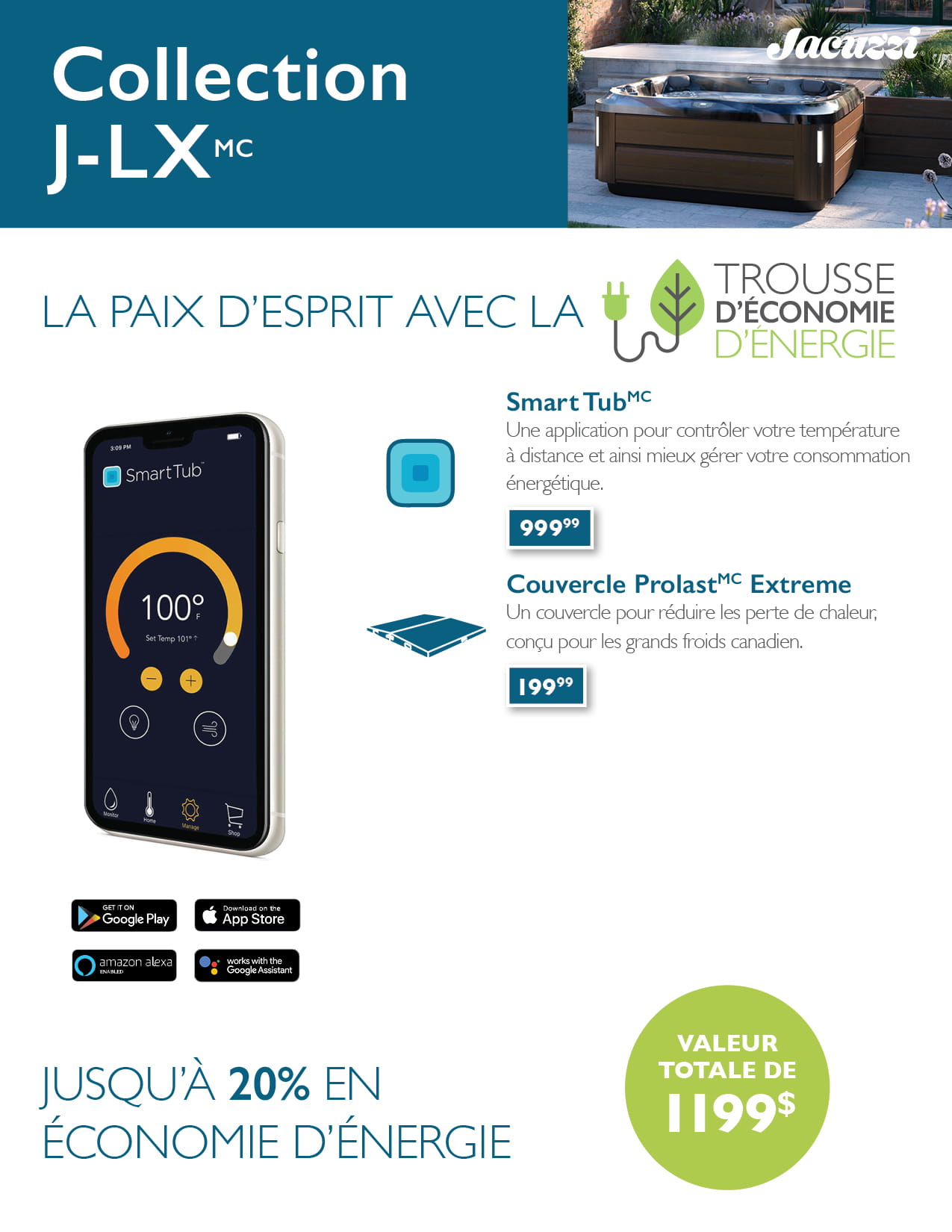 Jacuzzi® J-LX™ Platinum Spa - Brushed Gray 2024 Model | Club Piscine ...