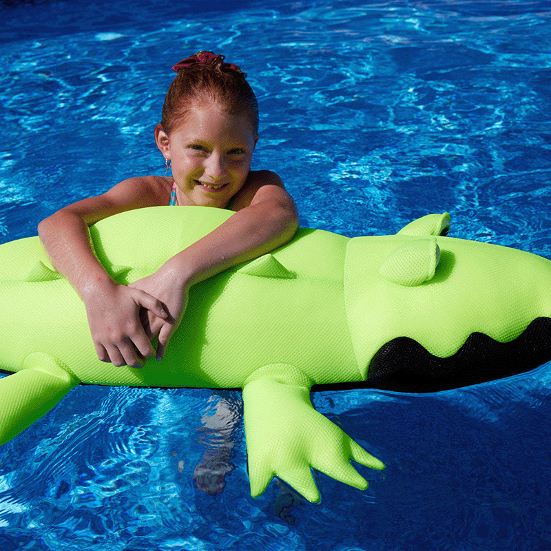 Crocodile Bean Bag Pool Float | Club Piscine Super Fitness