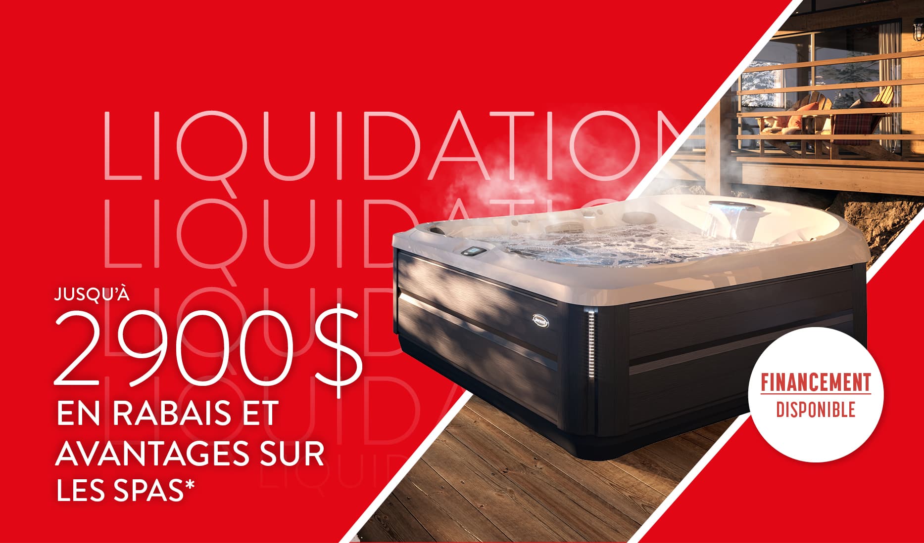 Jusqu'à 2900$ de rabais et avantages totaux